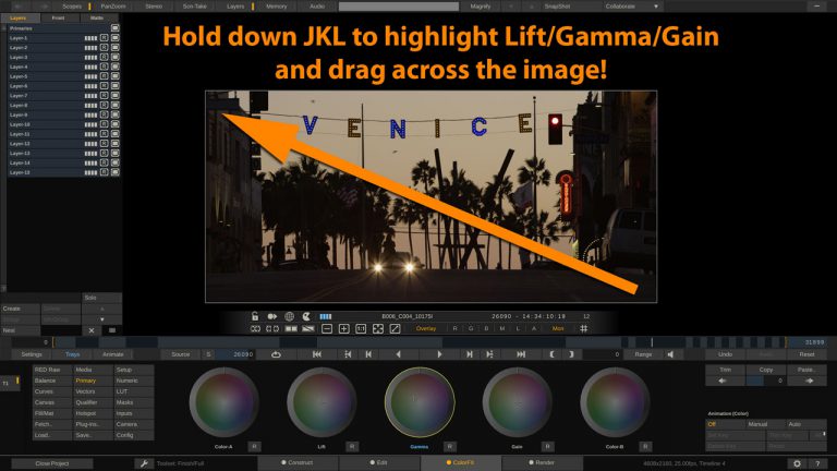 Did you know... that you can use JKL in the ColorFX tab to control Lift ...